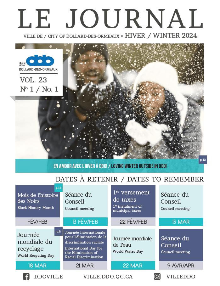 Le Journal – Février 2024 – Ville de Dollard-des-Ormeaux